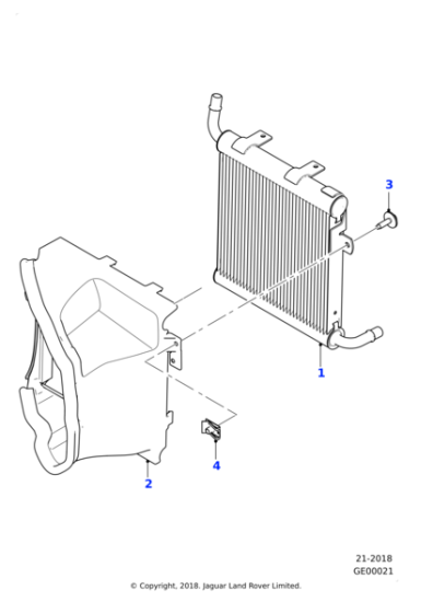 T4A1806 - Jaguar Radiator | Jaguar Land Rover Classic Parts