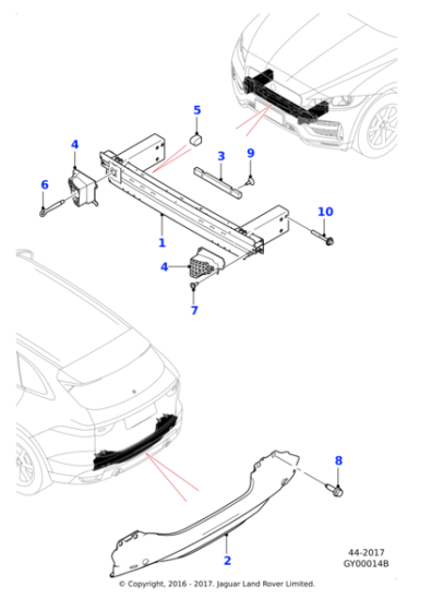 T4A16368 - Jaguar Mounting bracket | Jaguar Land Rover Classic Parts